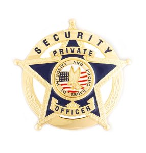 Buy Private Security Officer Five Star Security Badge