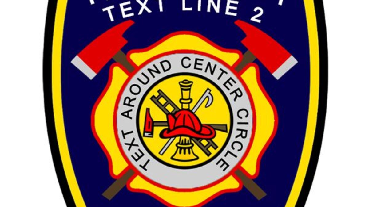 Crossed Axes Firefighter Maltese Cross 18x18 Oak Maltese Cross