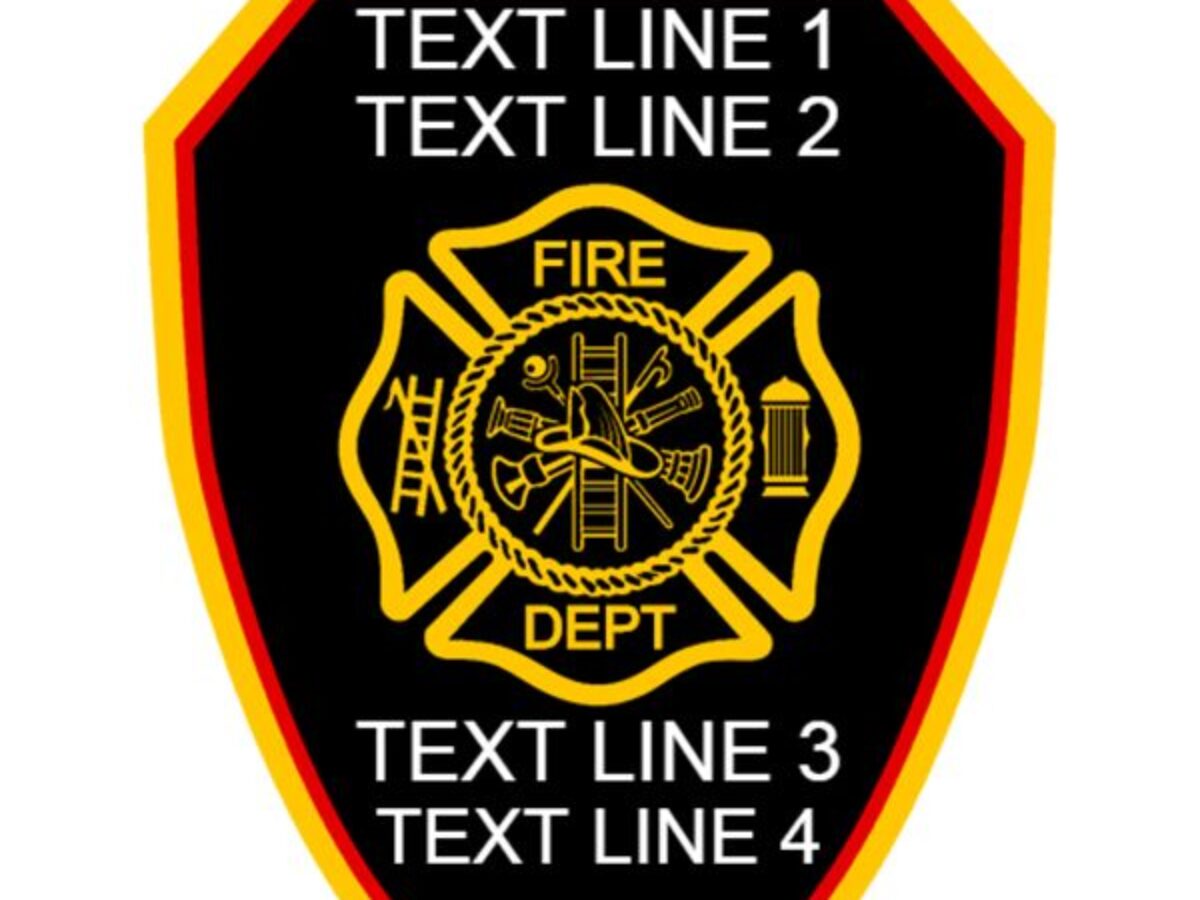 Fire Maltese Cross Outline