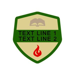 Buy Open Book Flame Emblem School Patch at Pro Uniforms