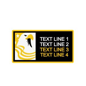 Get Patriotic Eagle Ii Rectangular Security Patch