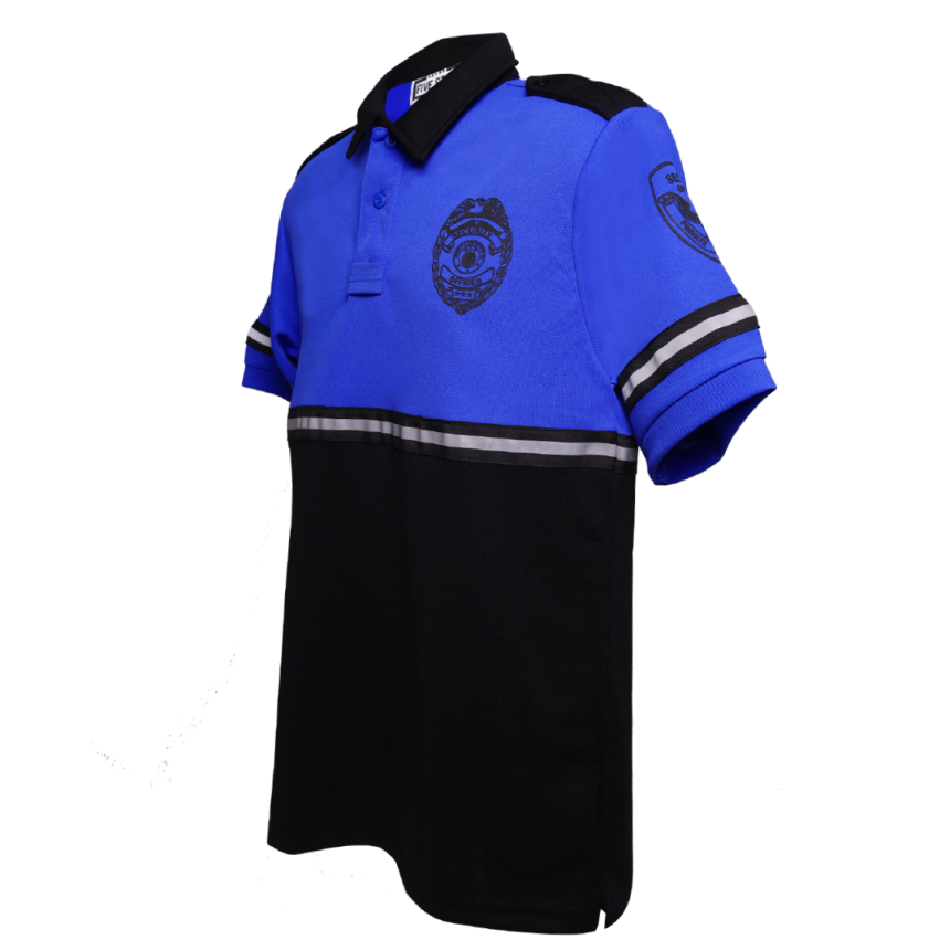 Order Five Star Two Tone Police Bike Patrol Polo Shirt