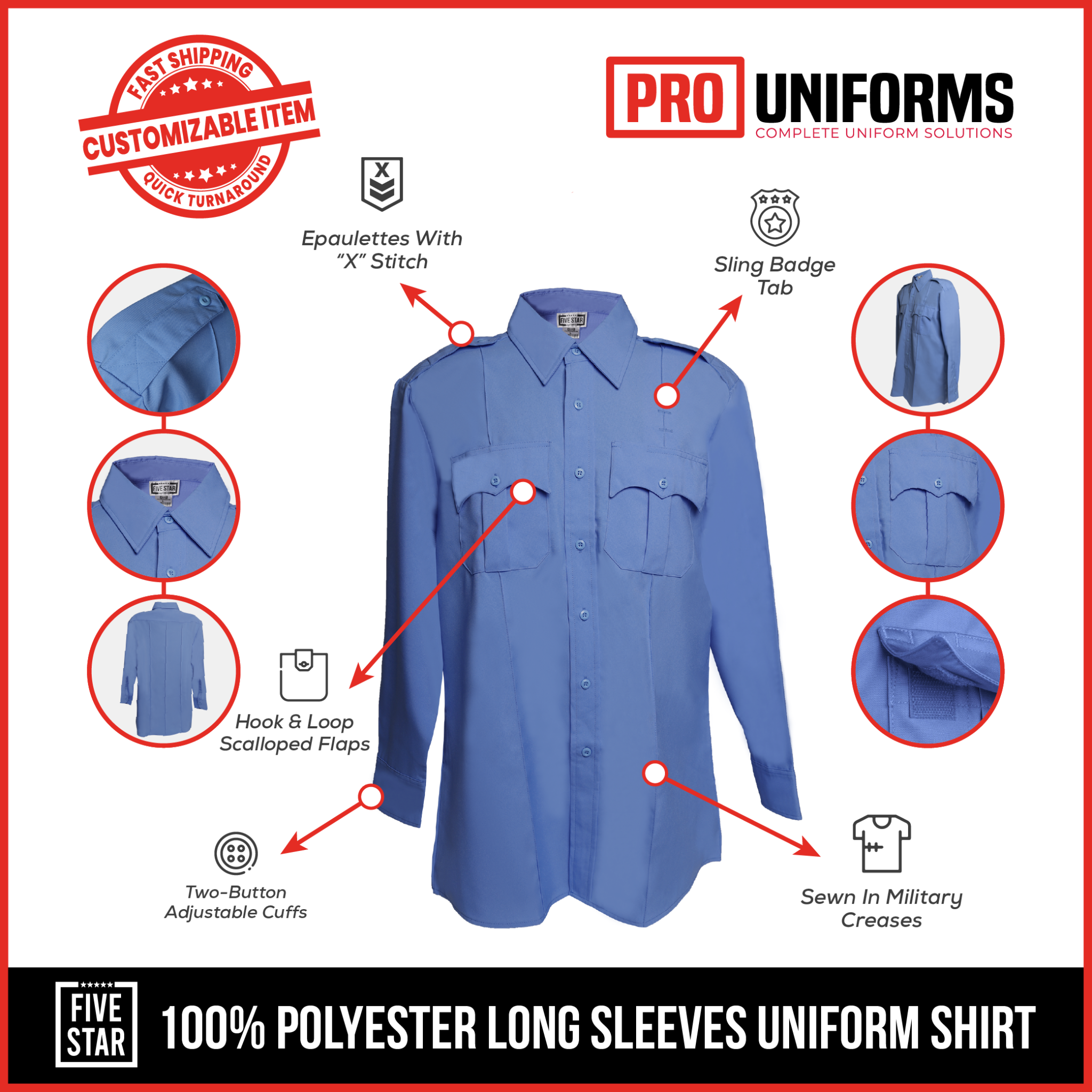 Pro Uniforms: Best Security Guard Uniform Store in USA