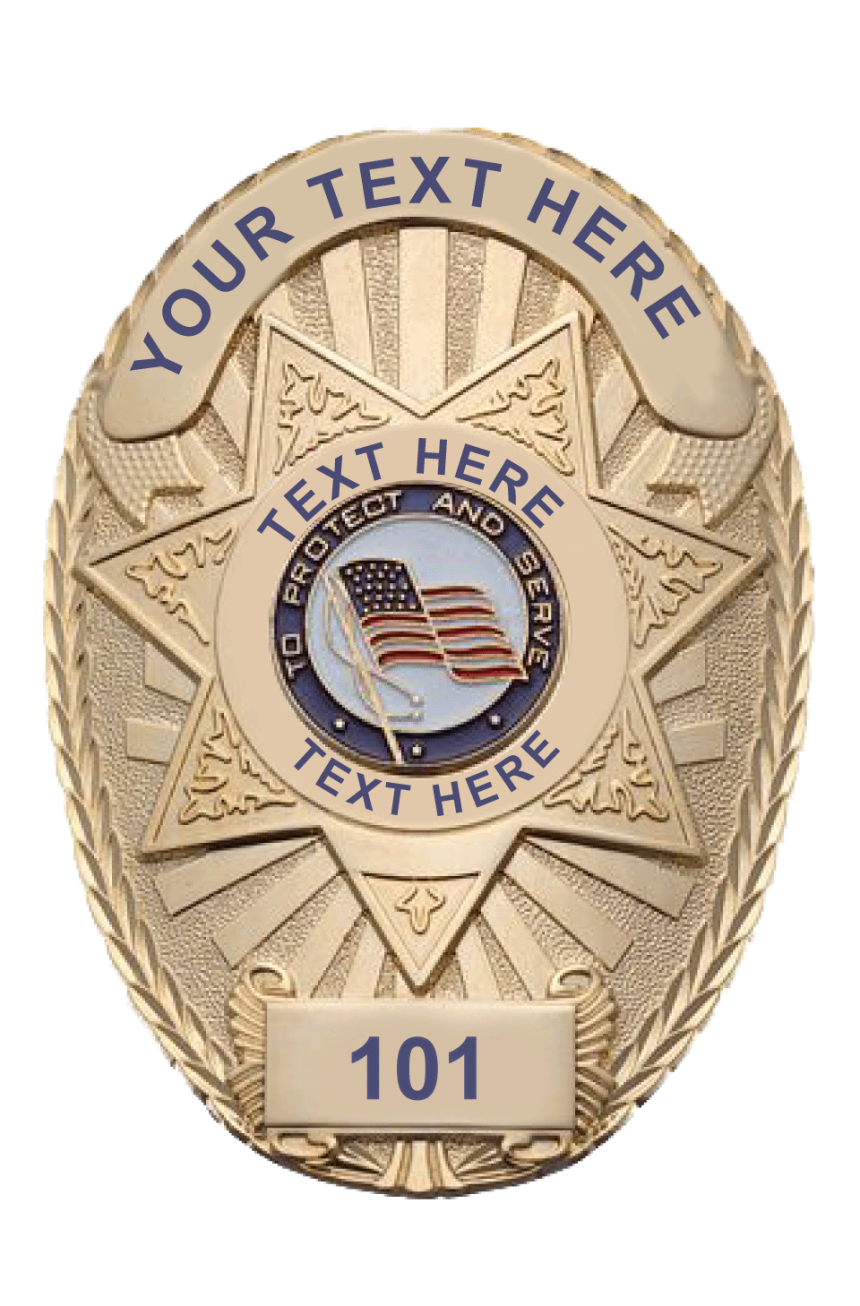 Custom Badges | Security Guard Badges Sale