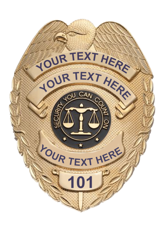 Buy Online RPB05G Custom Badge at Pro Uniforms