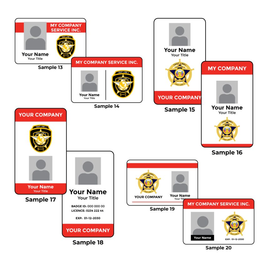 Get Personalized Printed ID Badges at ProUniforms