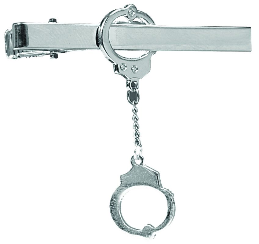 ProUniform Handcuff Tie Clip Collection - Professional Elegance