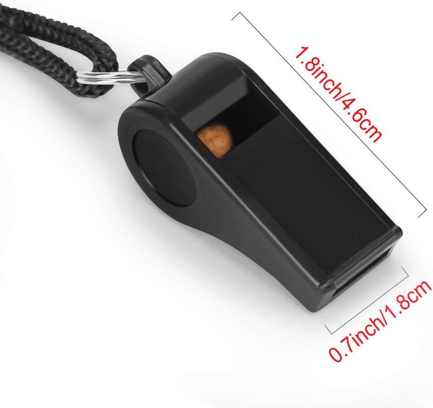 Get Five Star Plastic Whistle with Lanyard - ProUniforms