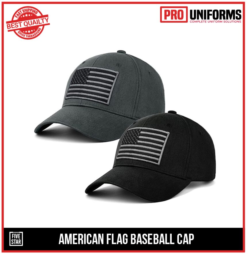 Buy American Flag Baseball Cap at Pro Uniforms