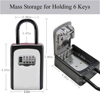 Secure Your Keys On-the-Go with Portable Key Lock Box