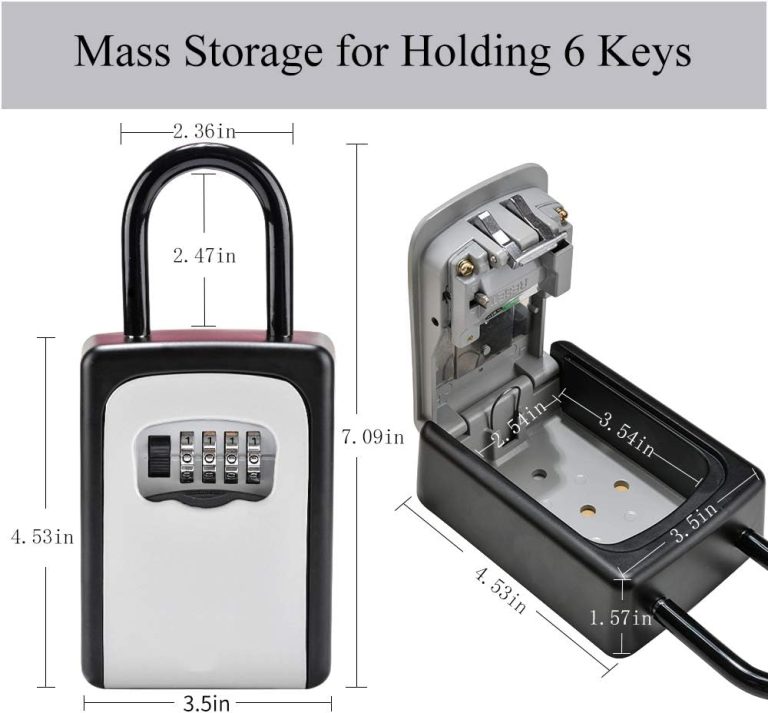 Secure Your Keys On-the-Go with Portable Key Lock Box