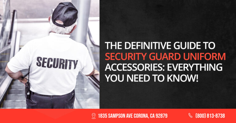 The Definitive Guide to Security Guard Uniform Accessories